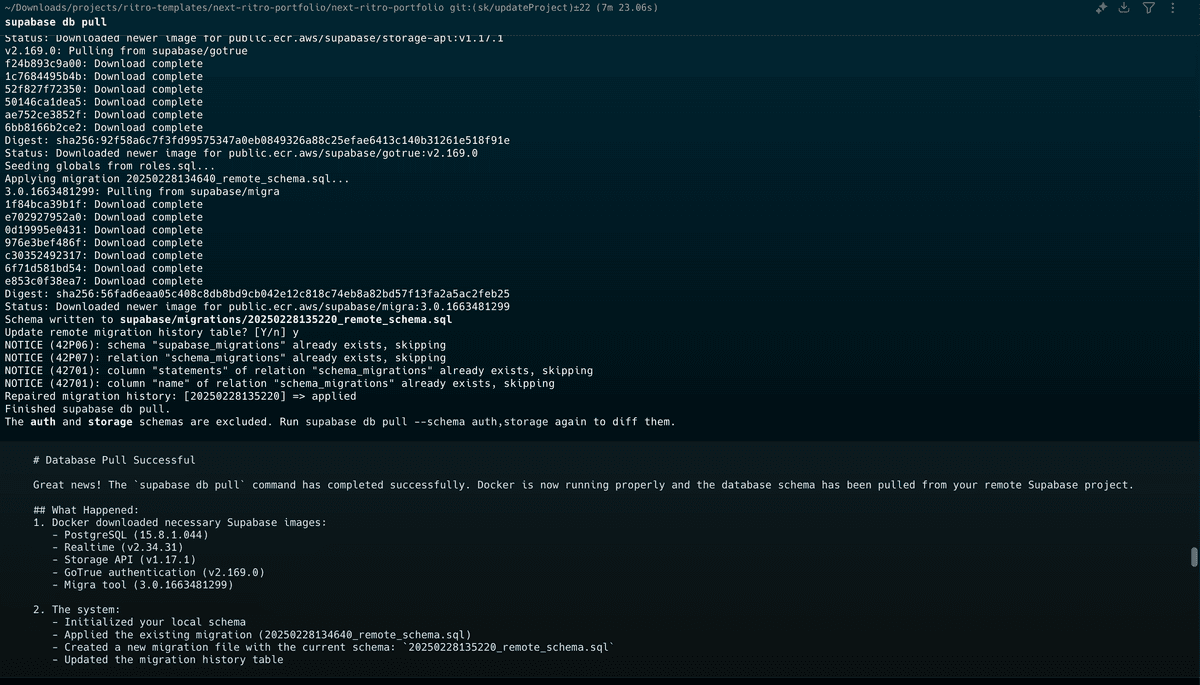 Setup supabase for nextjs